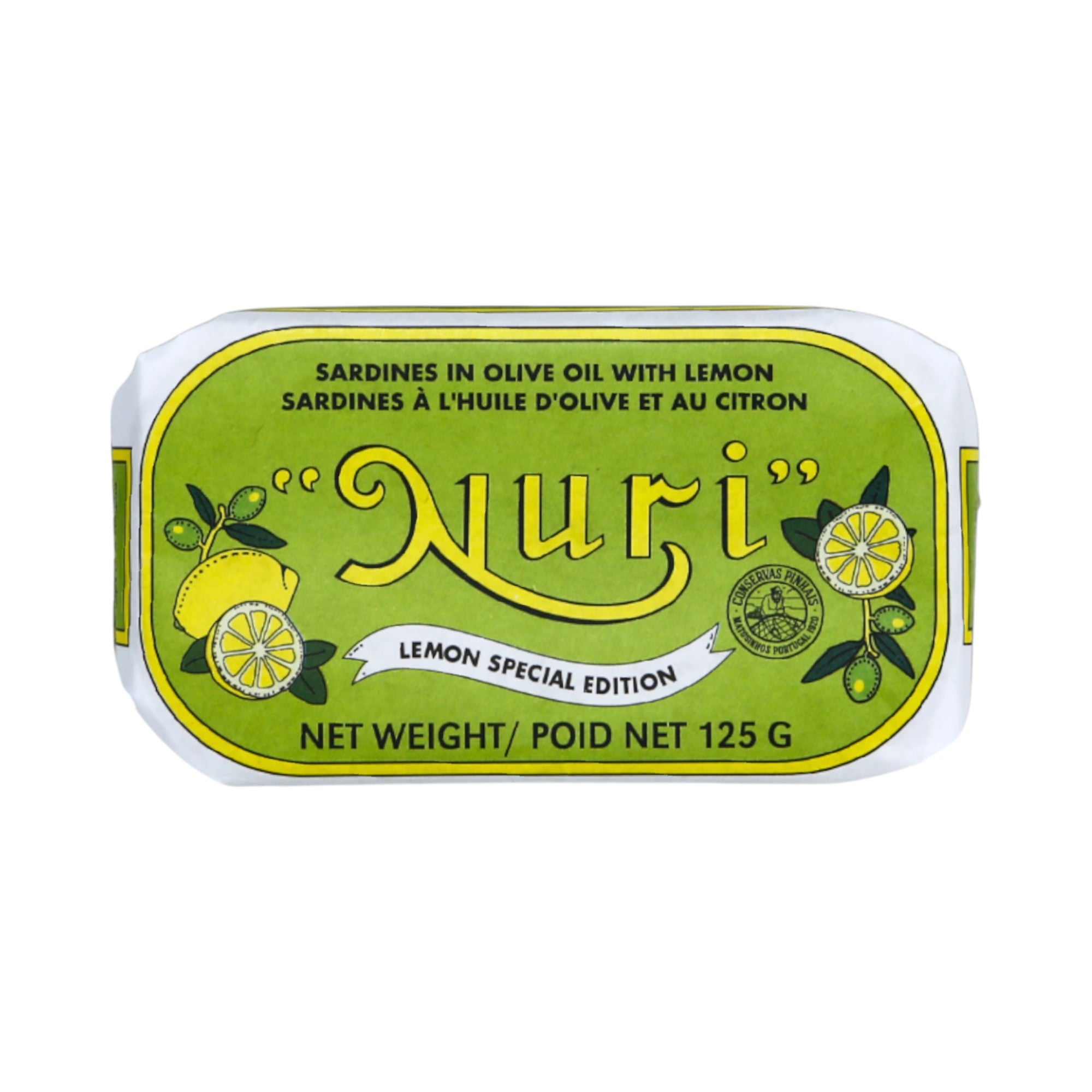 Nuri Sardines in Olive Oil with Lemon 125g | Tinned Fins